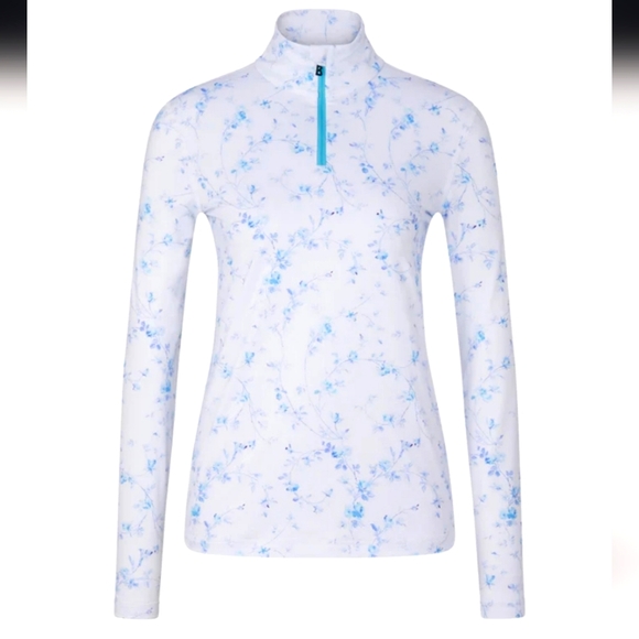 Bogner | Sweaters | Bogner X Loveshackfancy Ilvy Quarter Zip Top Bogner ...